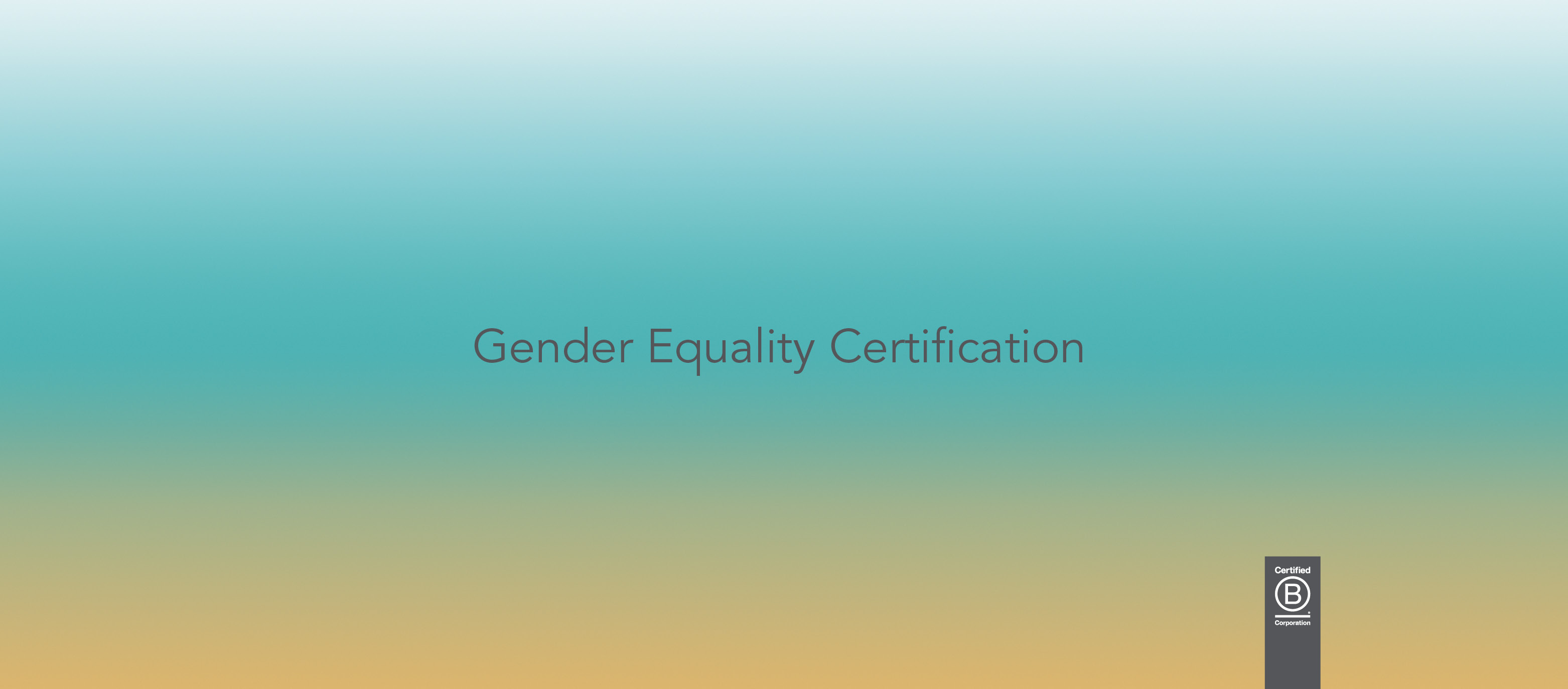 Gender Equality Certification | News & Blog